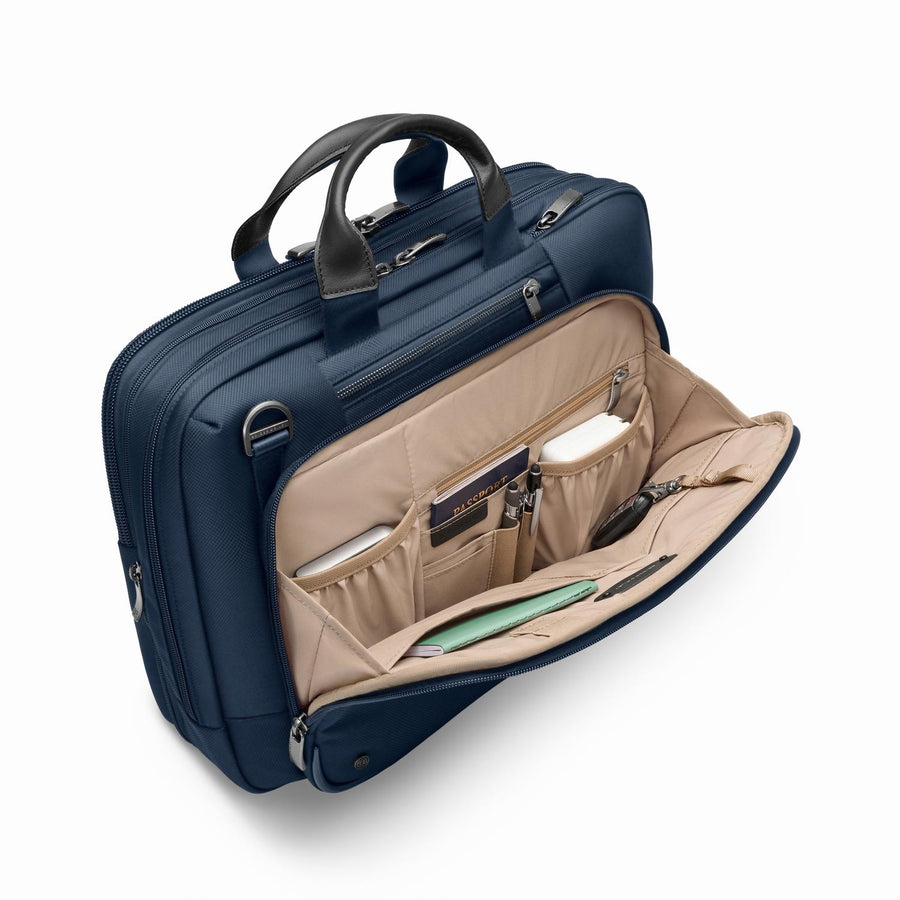 Medium Expandable Briefcase by @work| Briggs & Riley